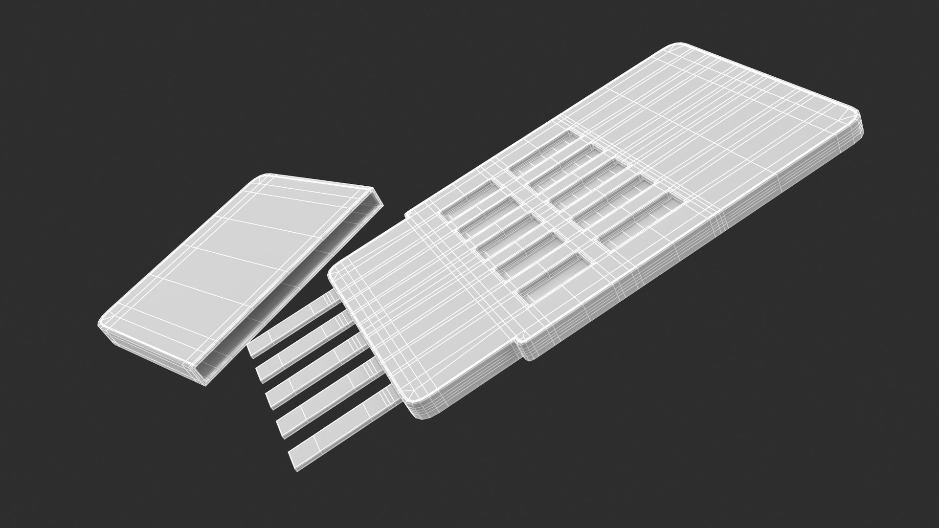 3D Multi-Drug Testing Kit Closed 3D Model - TurboSquid 1964399