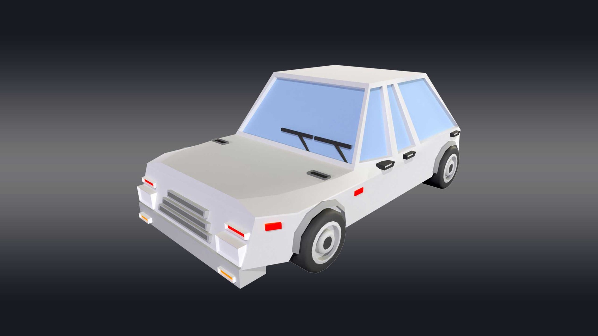 Cartoonish Small Car 3D Model 3D model - TurboSquid 2124437