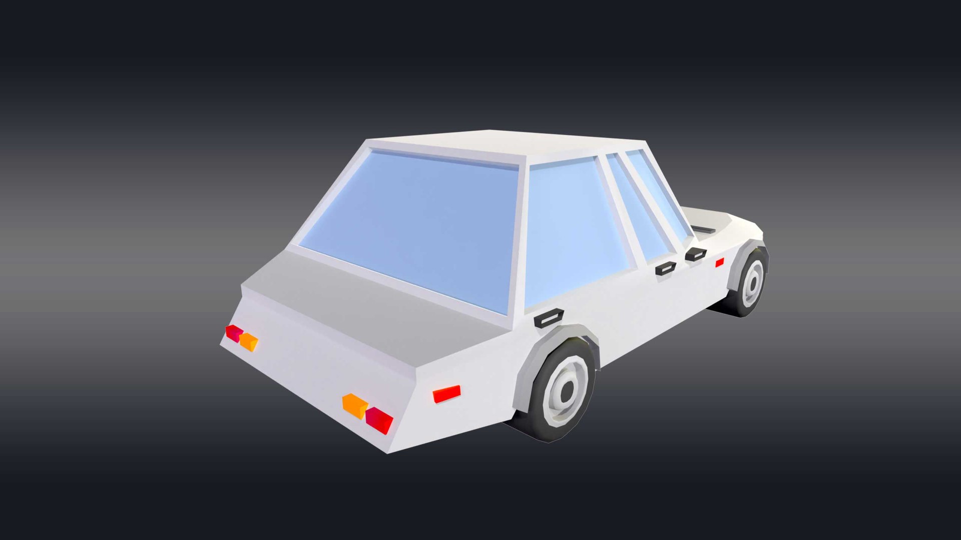 Cartoonish Small Car 3D Model 3D model - TurboSquid 2124437