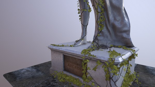 woman marmor statue ready max