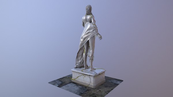 woman marmor statue ready max