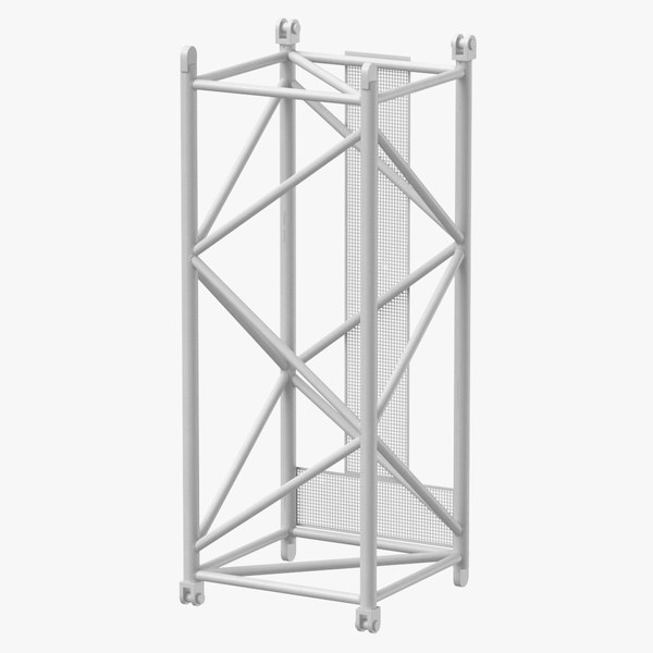 3D crane l intermediate section - TurboSquid 1680010