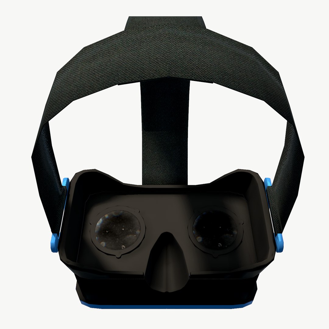 virtual headsets package vr 3d model