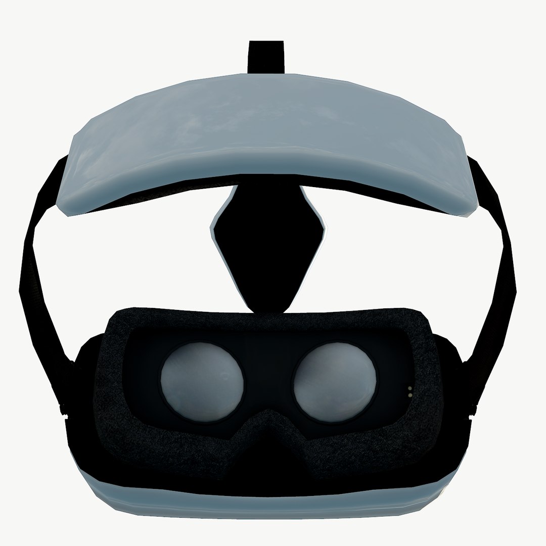 virtual headsets package vr 3d model