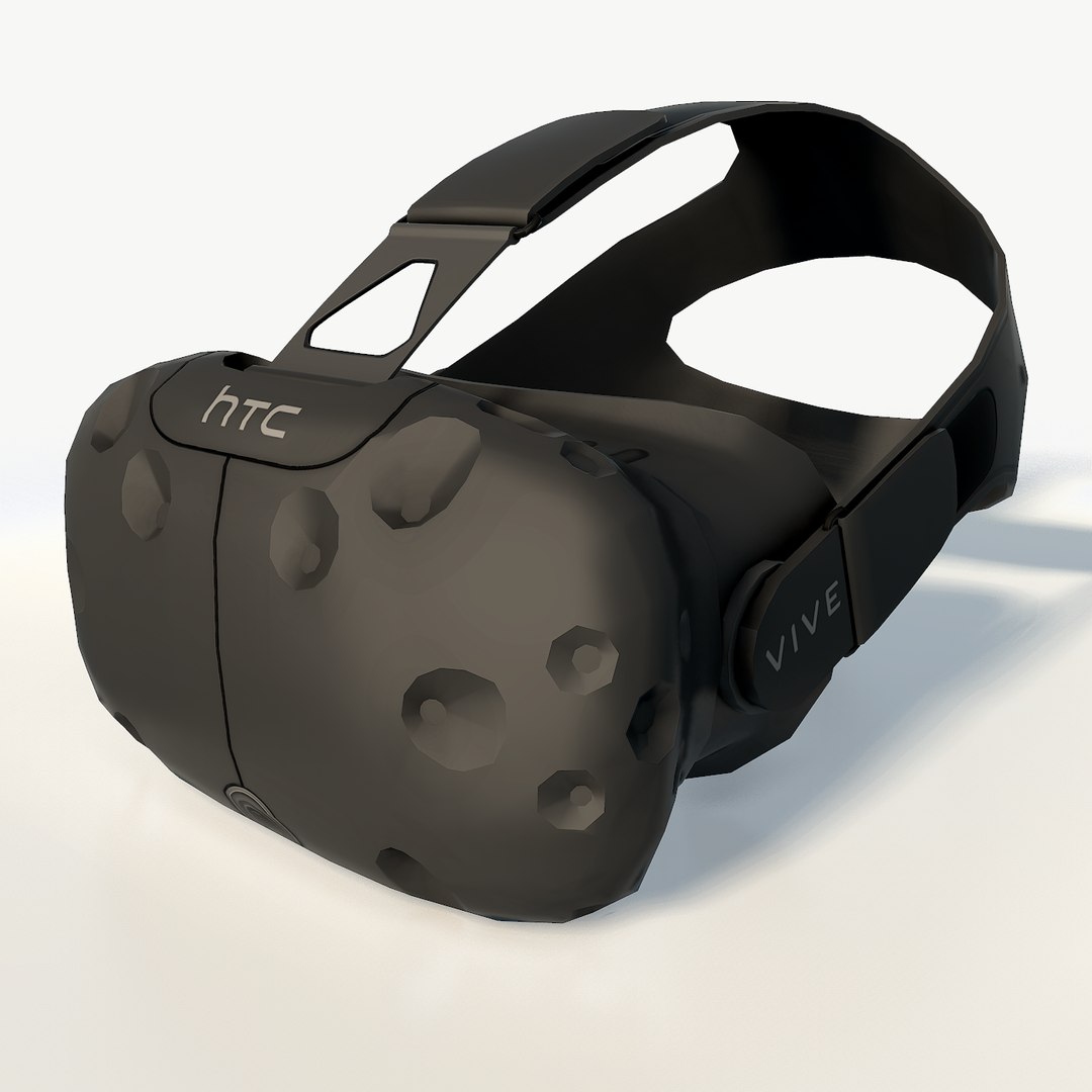 virtual headsets package vr 3d model