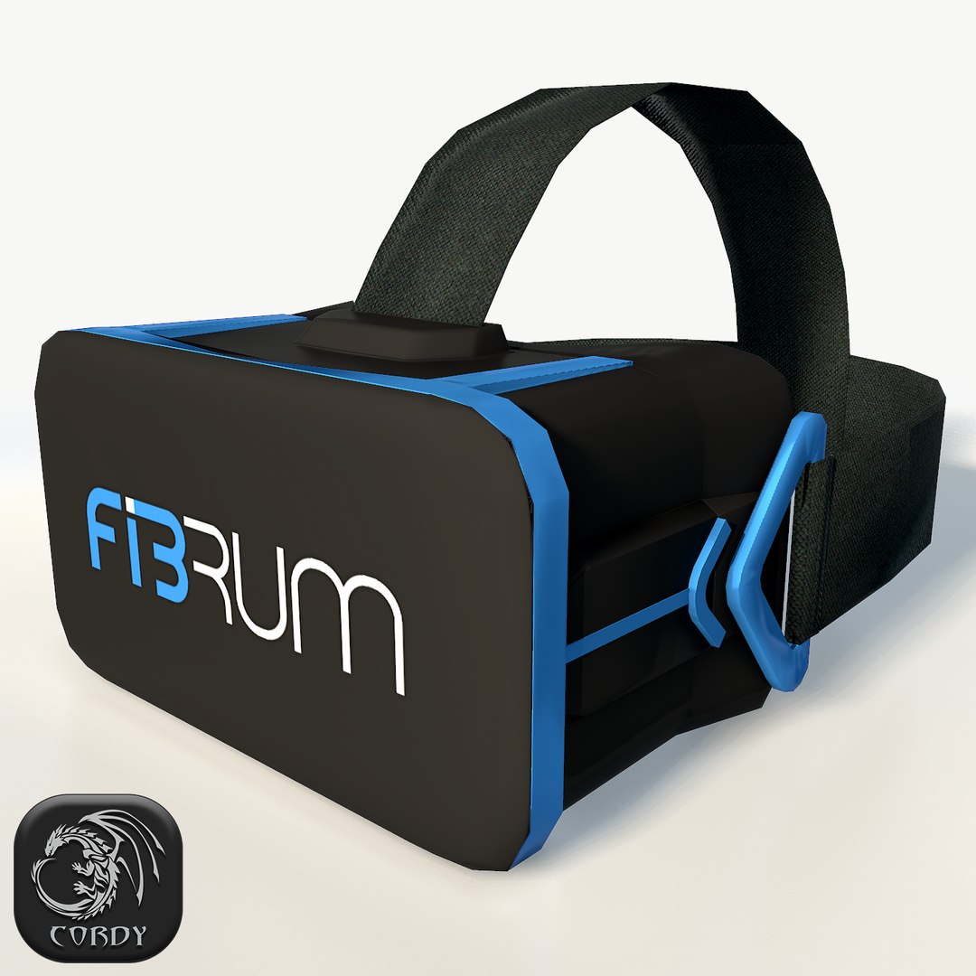 virtual headsets package vr 3d model