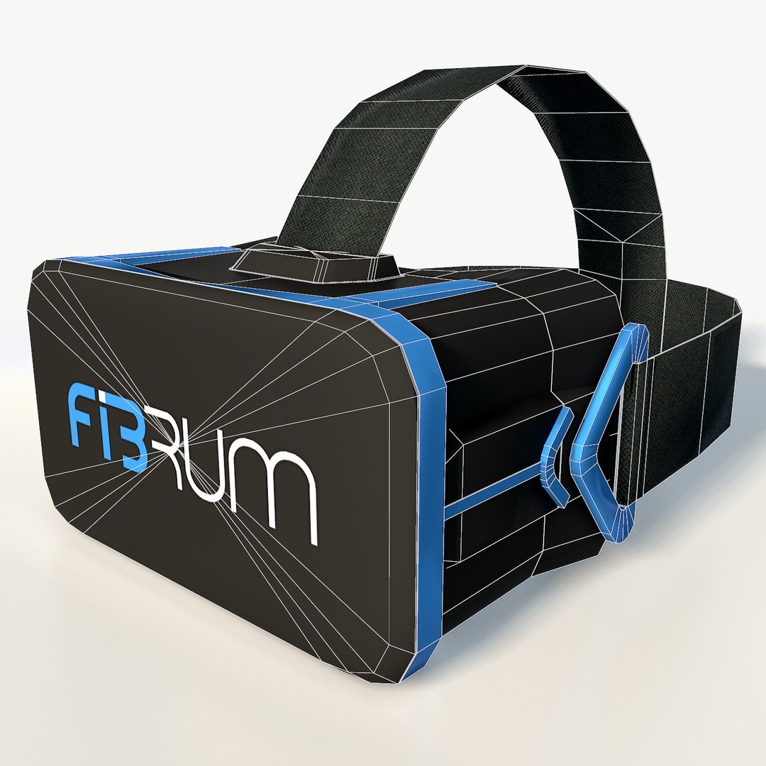 virtual headsets package vr 3d model
