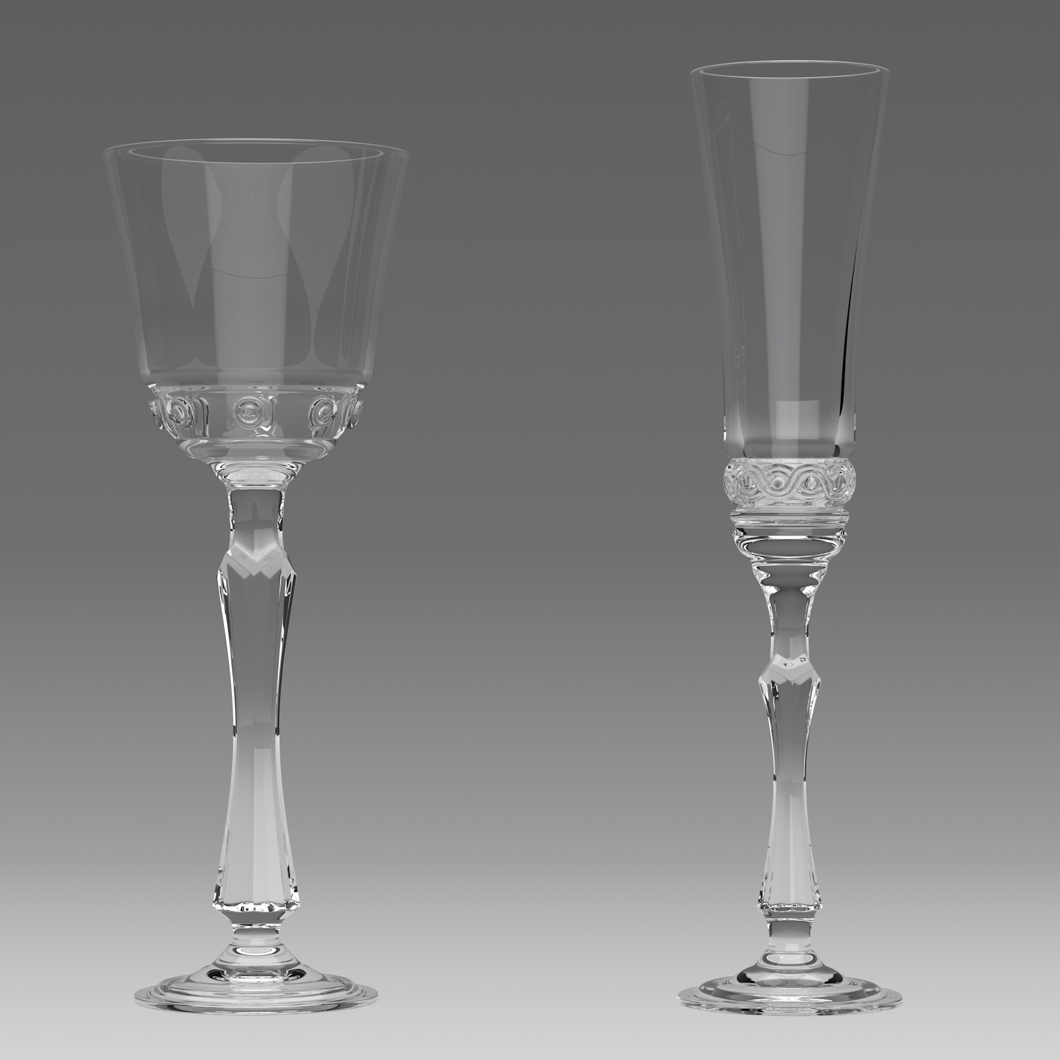 3d model glass glassware