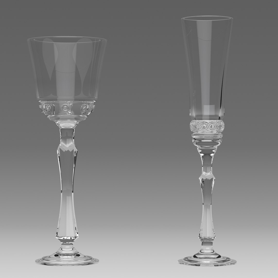 3d Model Glass Glassware