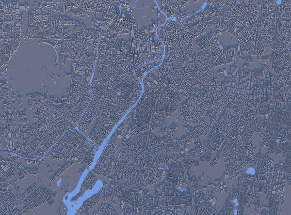 Berlin city 3D model - TurboSquid 1276331