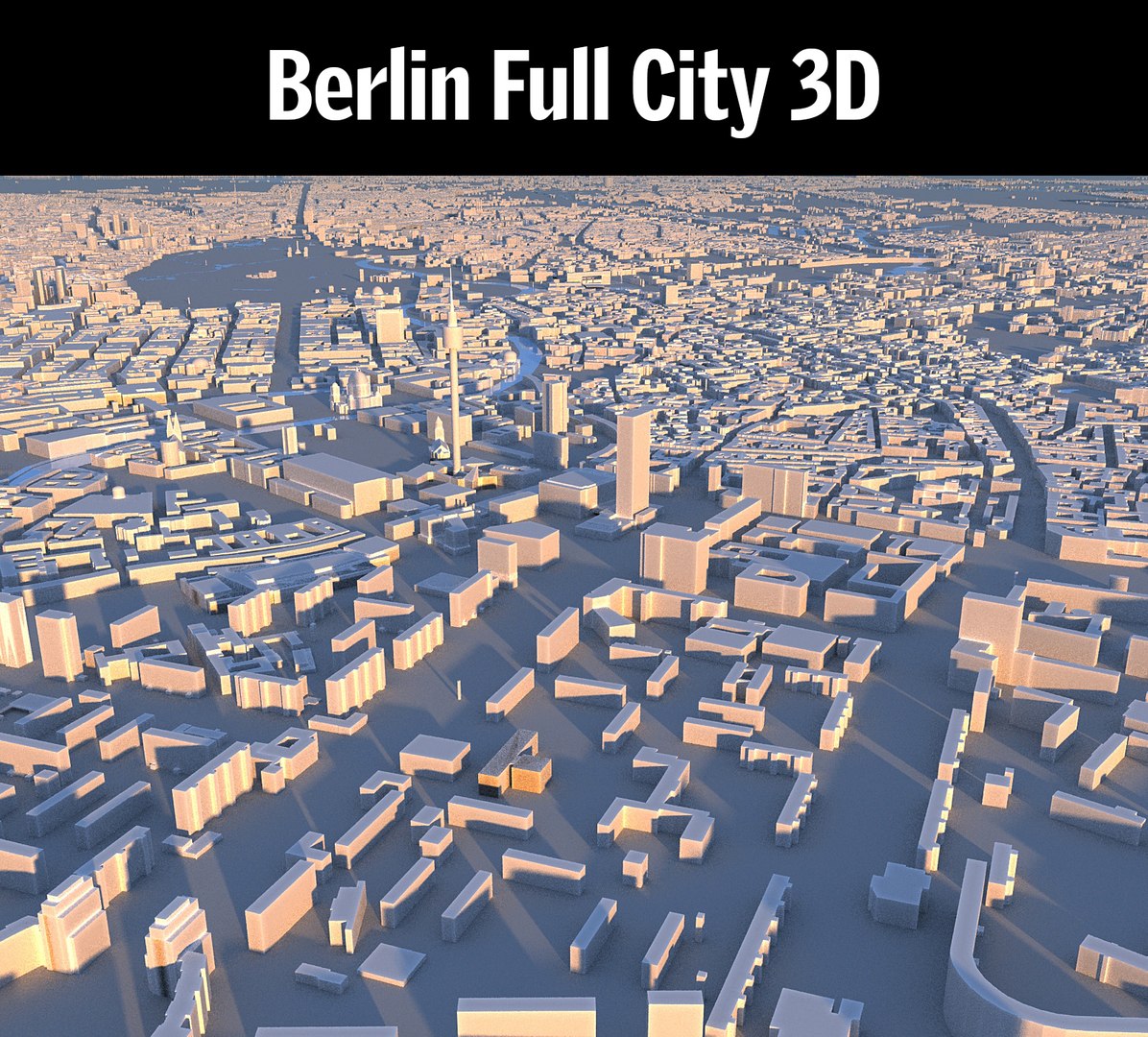 Berlin City 3D Model - TurboSquid 1276331