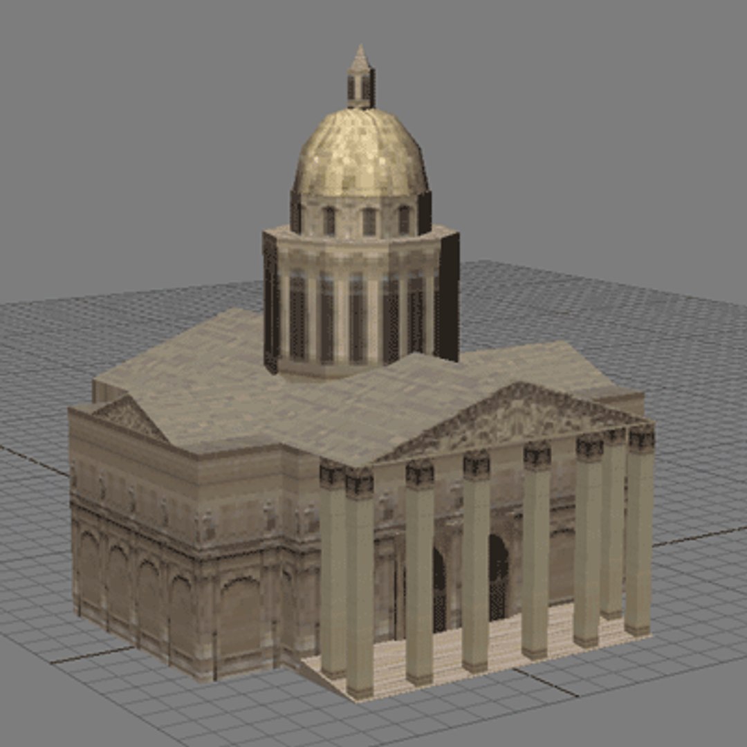 Pantheon 3d Model