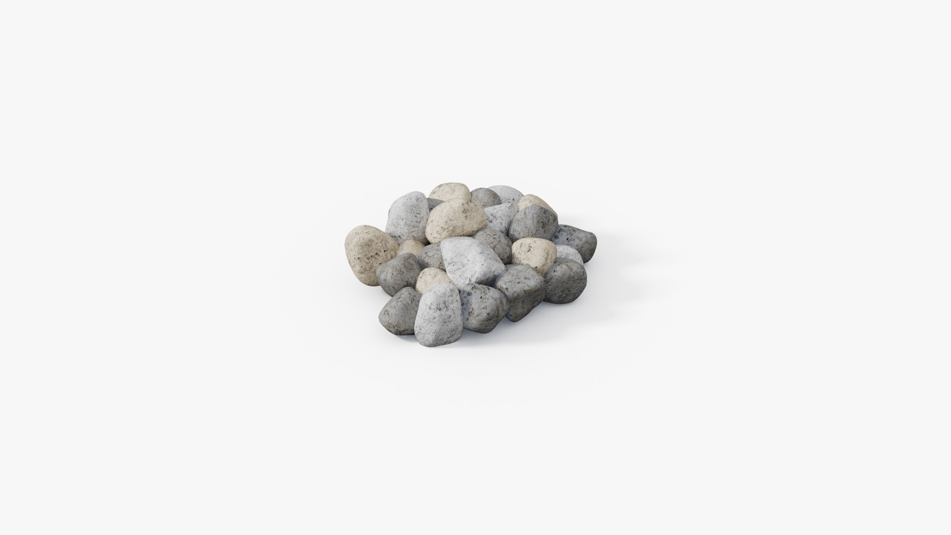 3D Model Ground - Rocks Gravel - TurboSquid 1800134