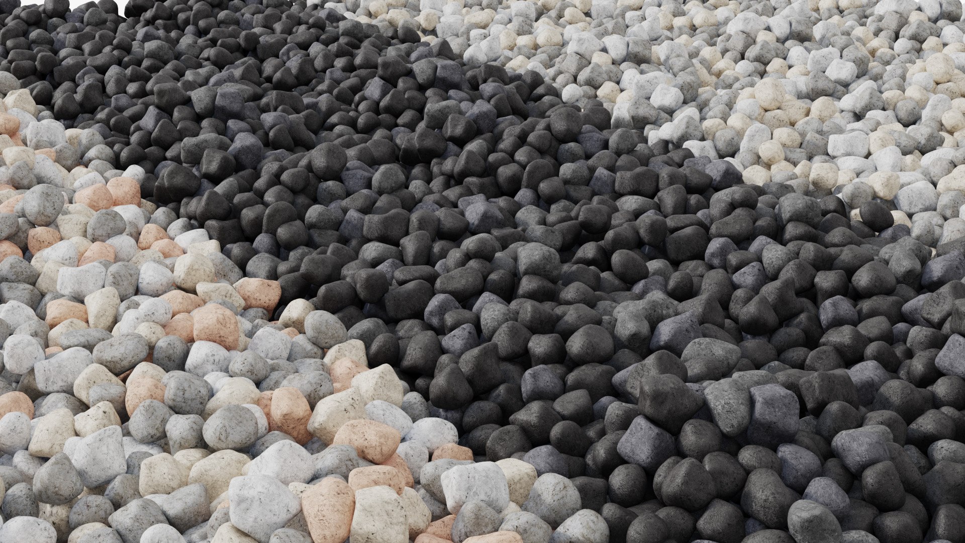 3D Model Ground - Rocks Gravel - TurboSquid 1800134