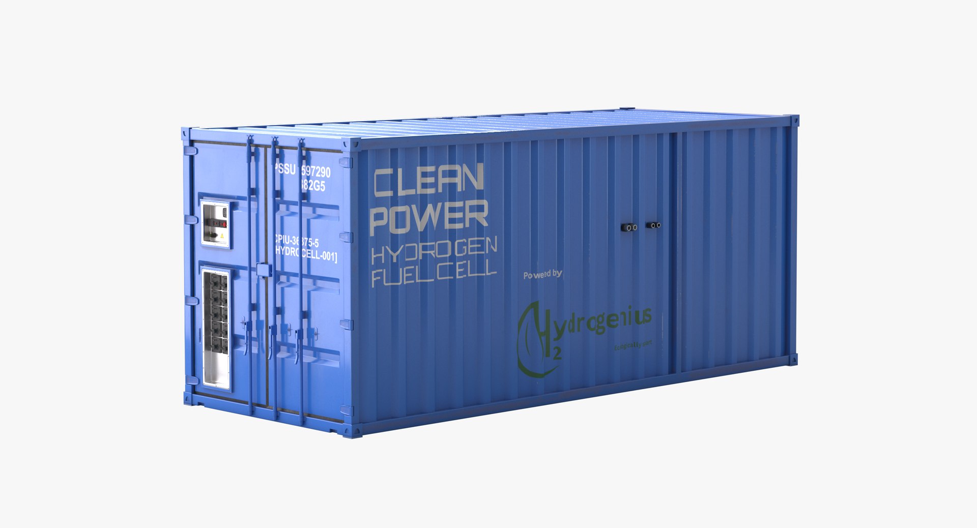 Hydrogen Fuel Cell Container 3D Model - TurboSquid 2280419