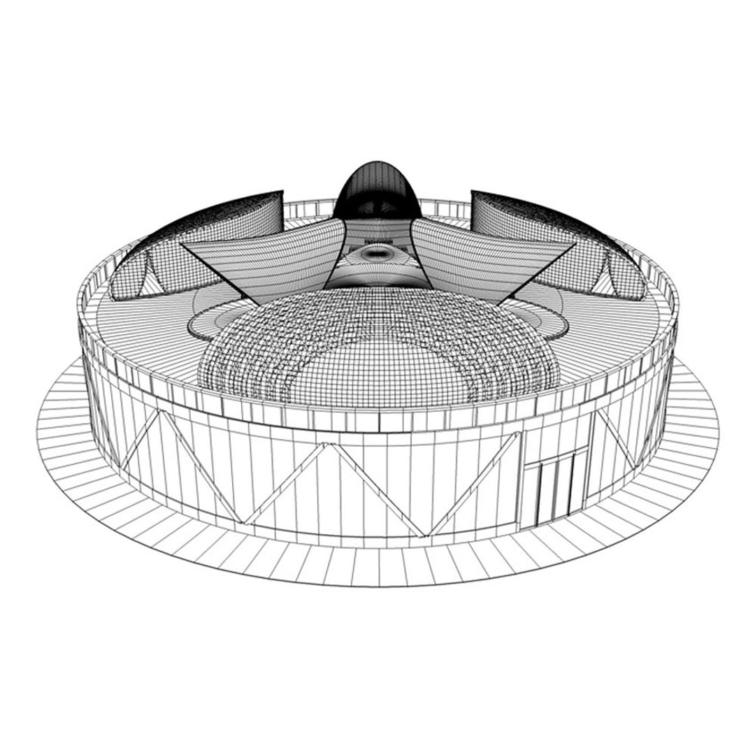 Lounge Building 3d Model