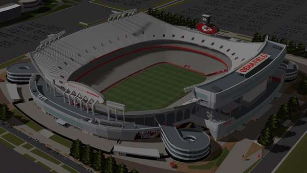 Arrowhead Stadium GEHA Field Modelo 3D - TurboSquid 2020093