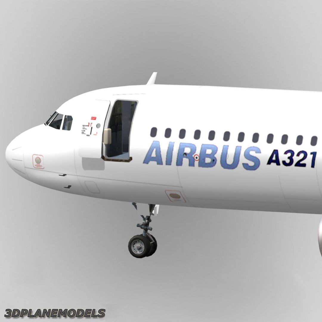 3d Model Airbus A321 House Livery