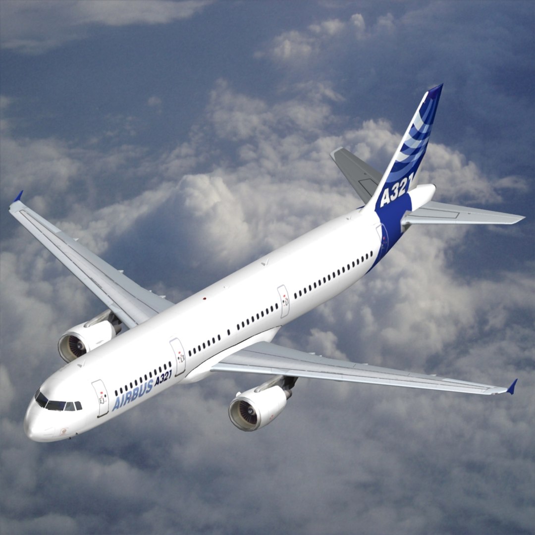 3d Model Airbus A321 House Livery