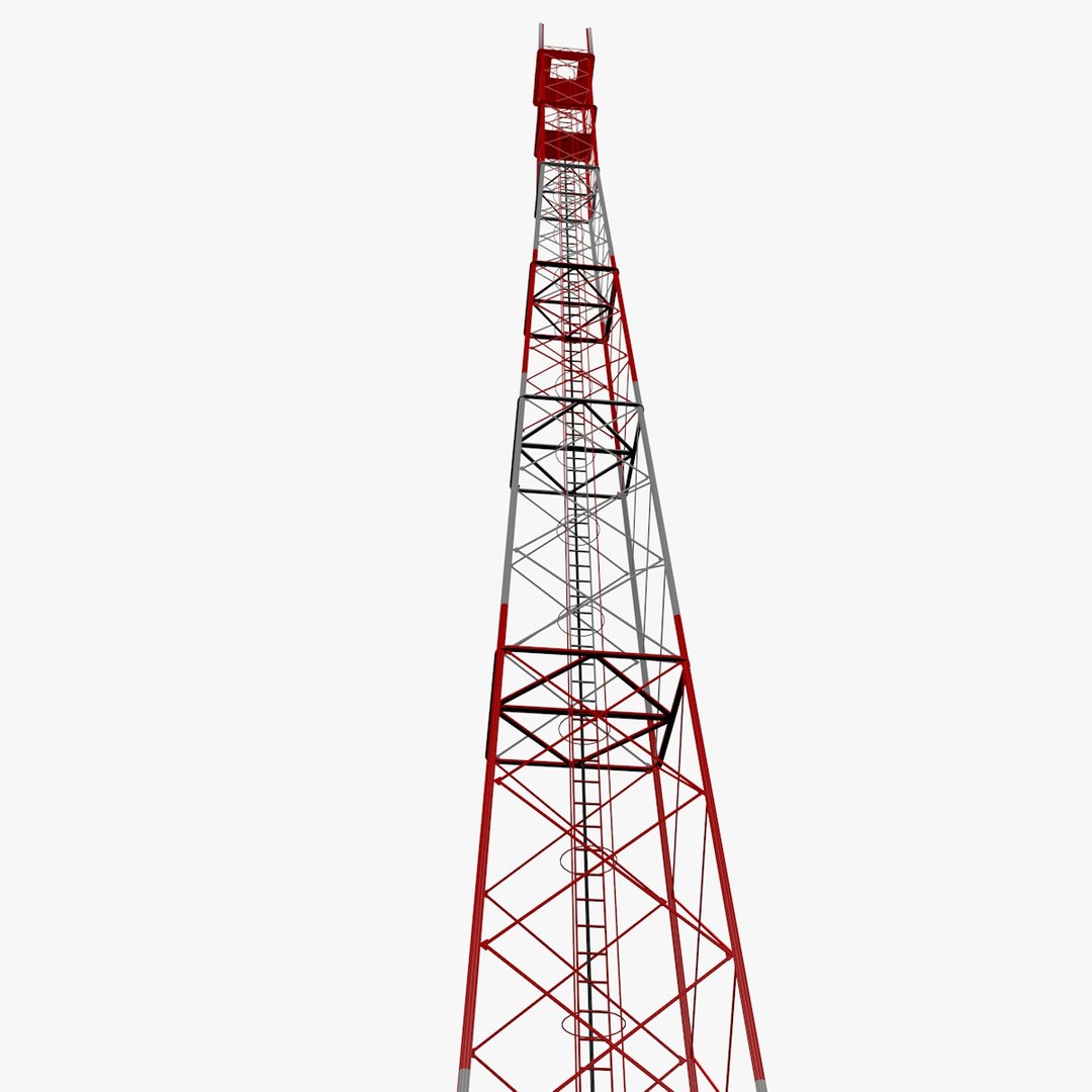 C4d Tv Communication Tower