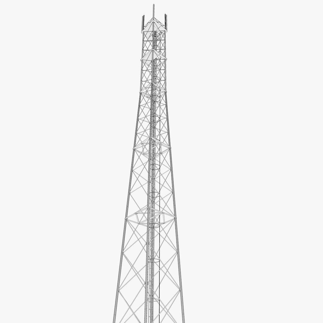 C4d Tv Communication Tower