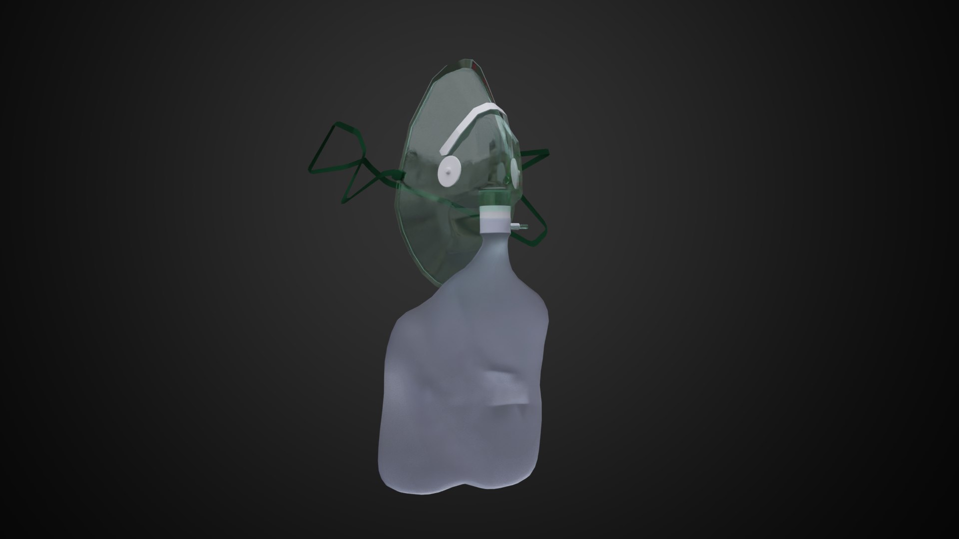 Rebreathing Mask Low Poly 3D model - TurboSquid 2180171