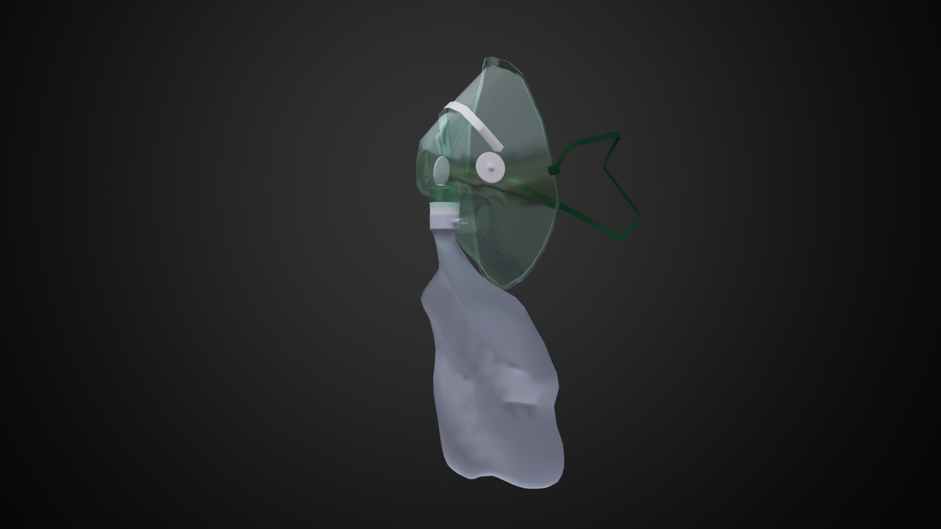 Rebreathing Mask Low Poly 3D model - TurboSquid 2180171