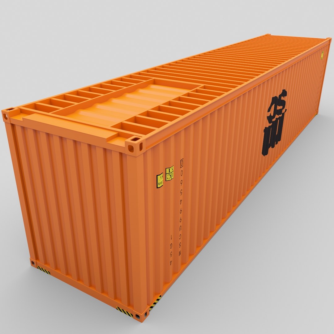 Mediterranean Shipping Container Msc 3d Model