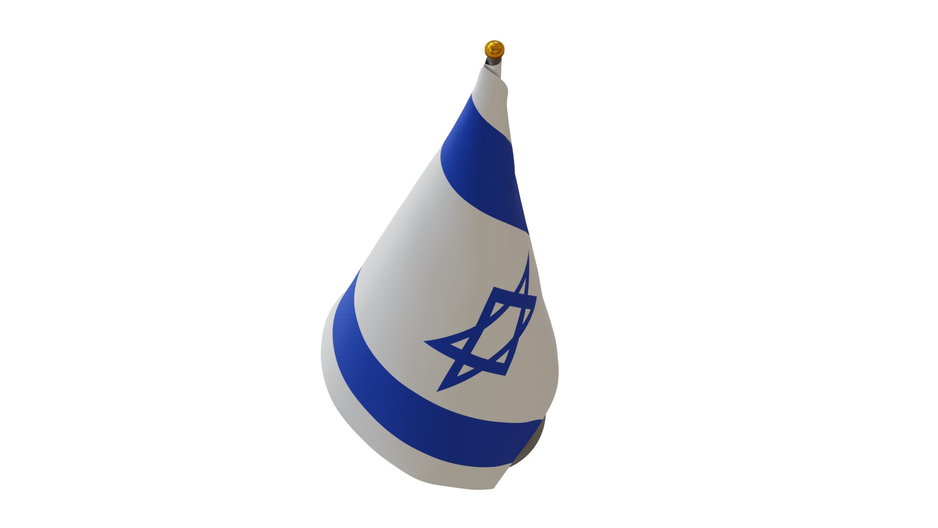 Table Flag Israel V2 3D Model - TurboSquid 2422739