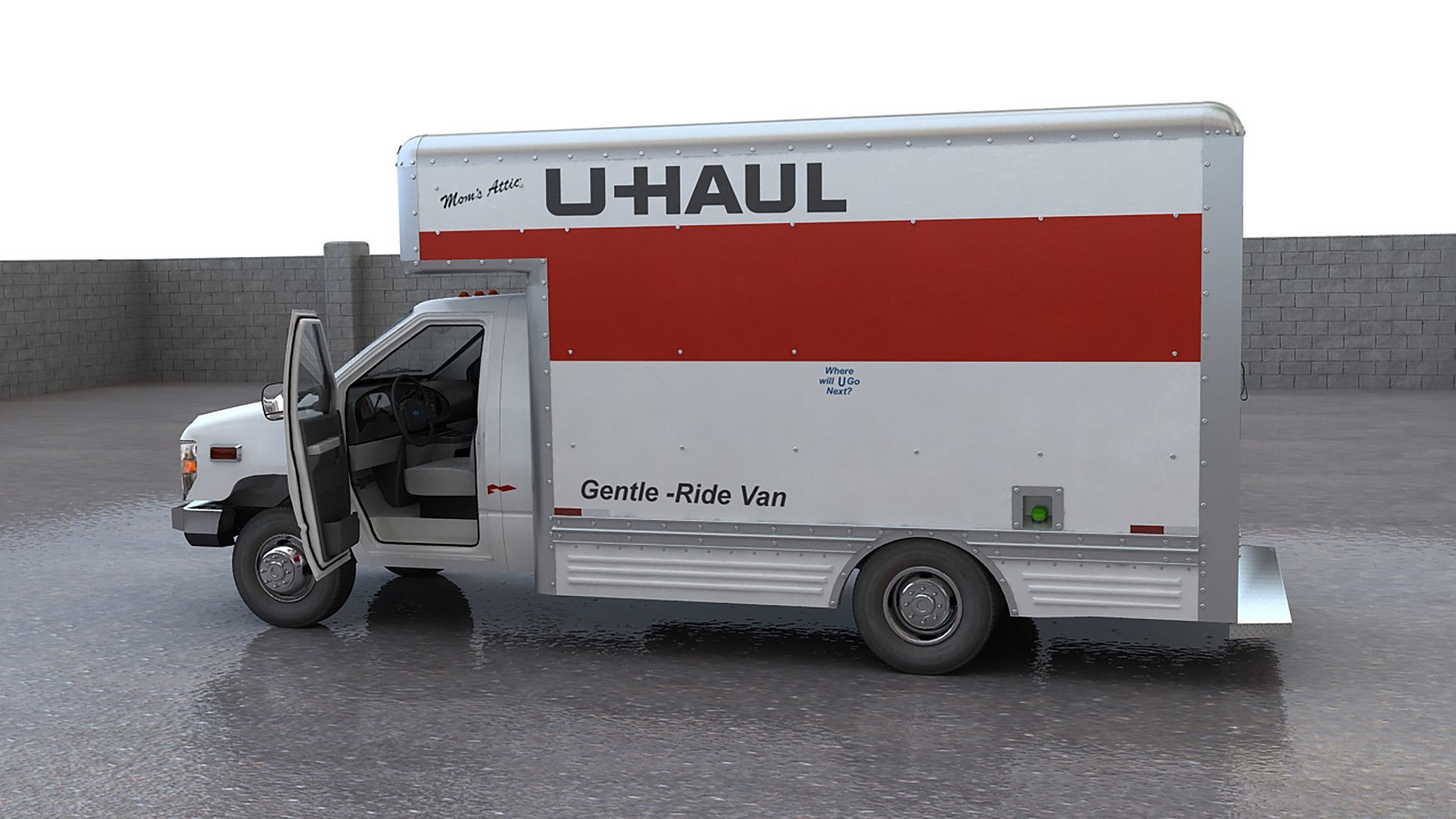 3D U-Haul Truck - TurboSquid 2208253