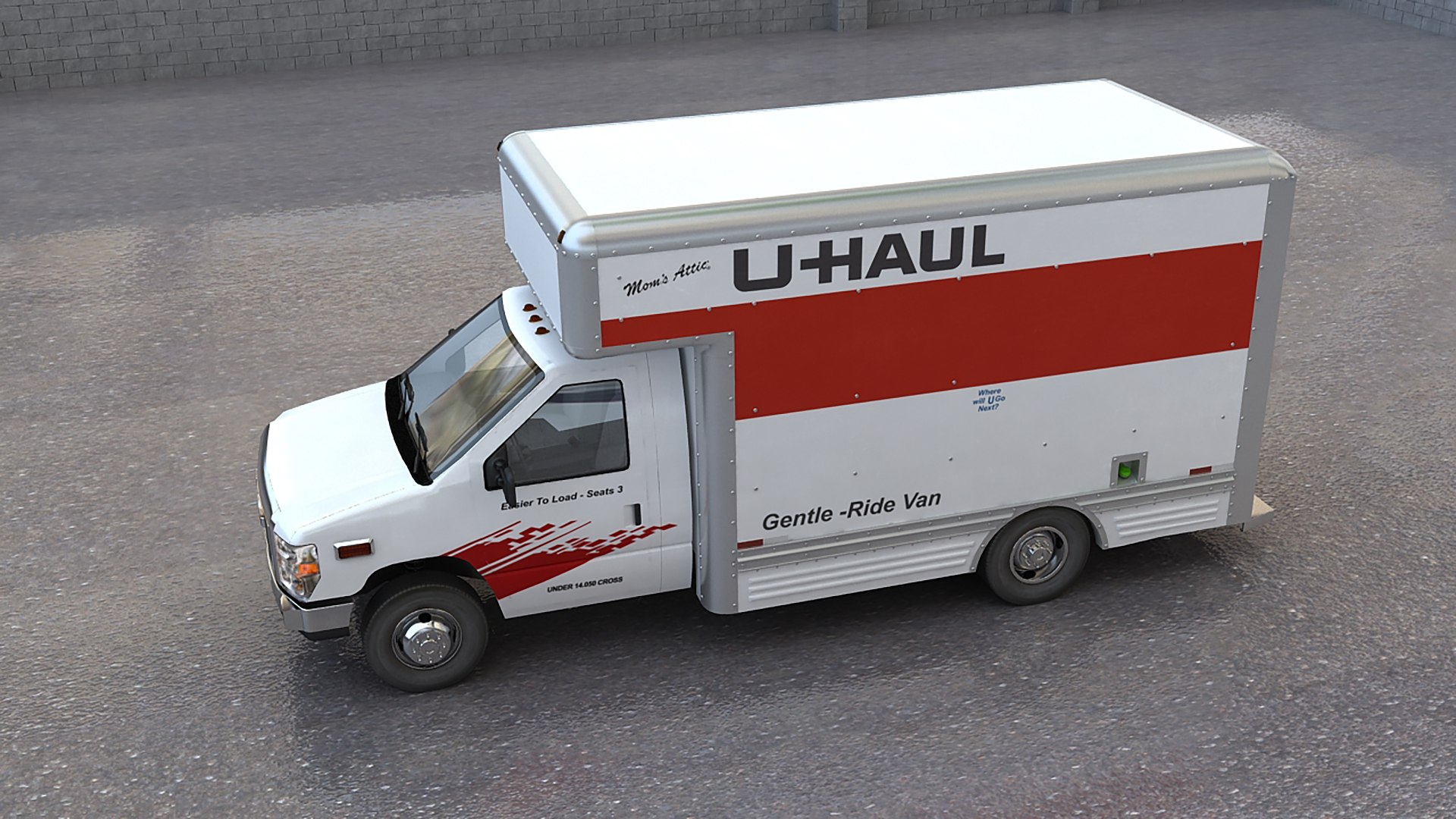 3D U-Haul Truck - TurboSquid 2208253