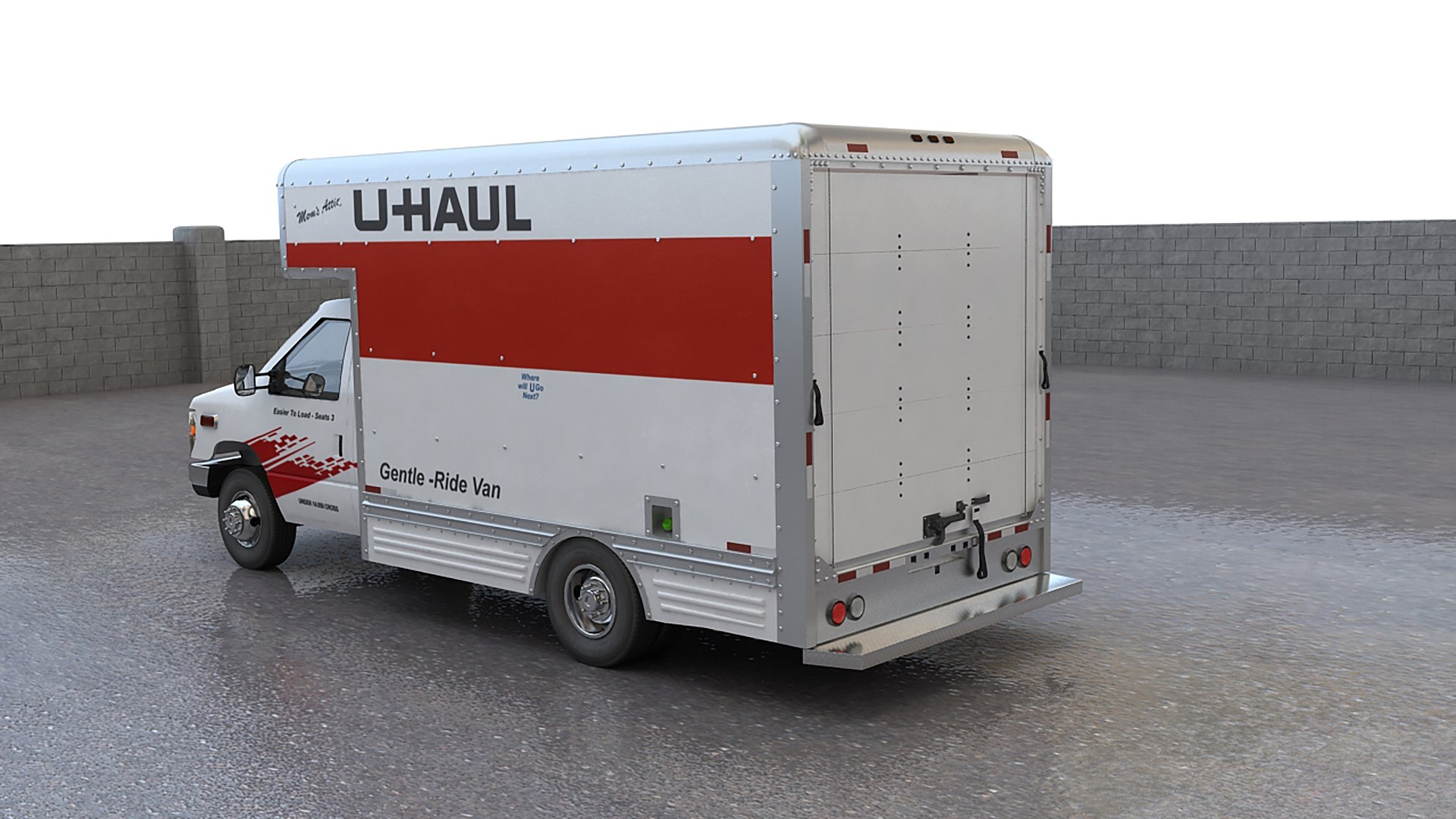 3D U-Haul Truck - TurboSquid 2208253