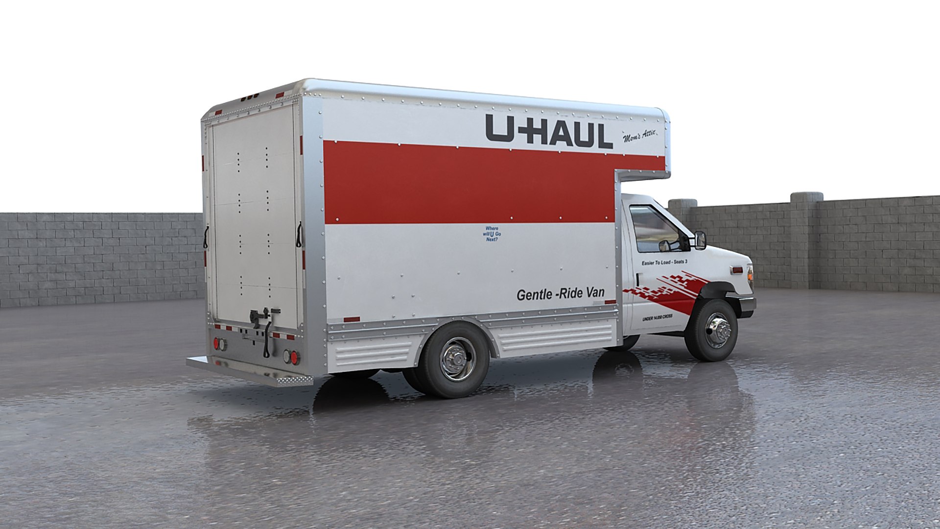 3D U-Haul Truck - TurboSquid 2208253