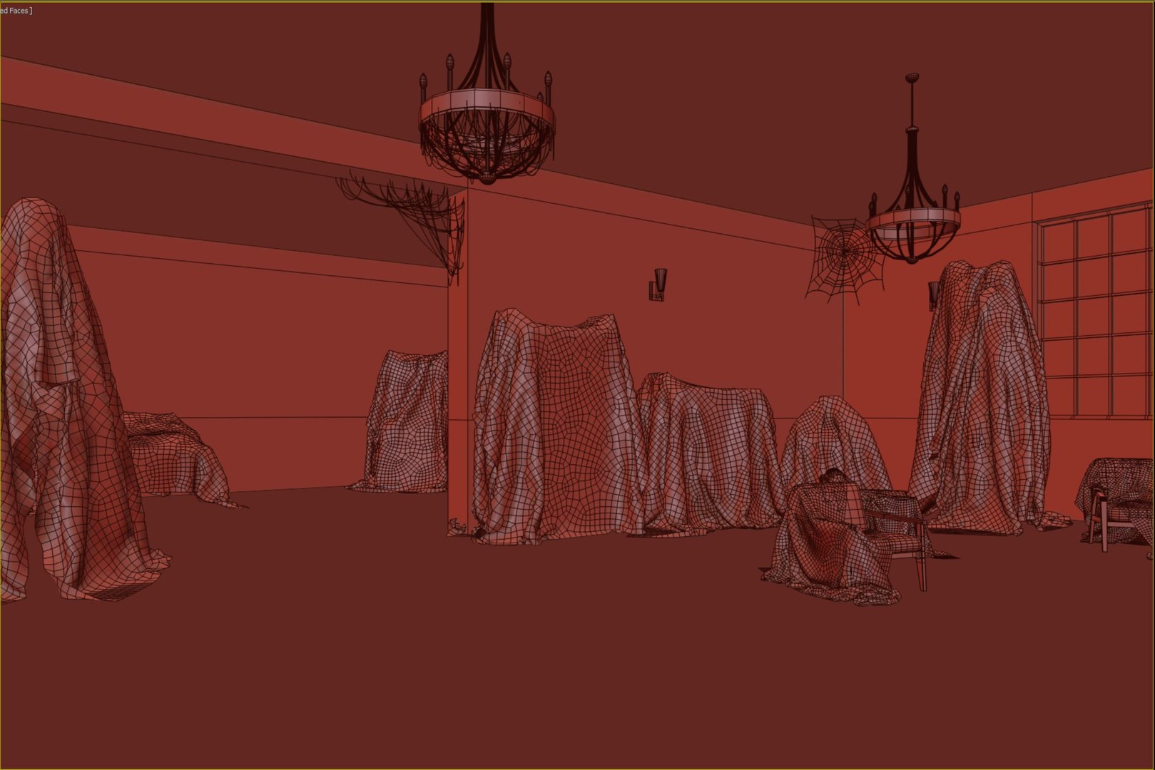 Lowpoly Haunted Bloody Room 3D Model - TurboSquid 2024549