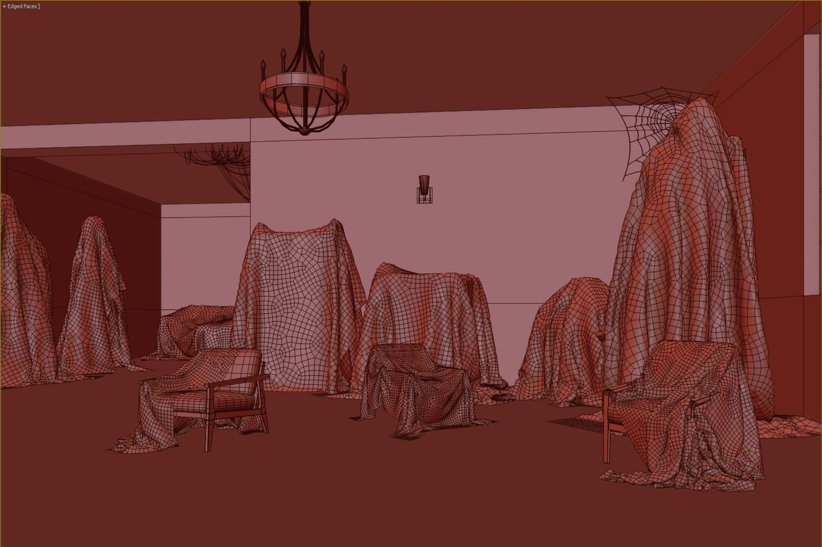 Lowpoly Haunted Bloody Room 3D Model - TurboSquid 2024549