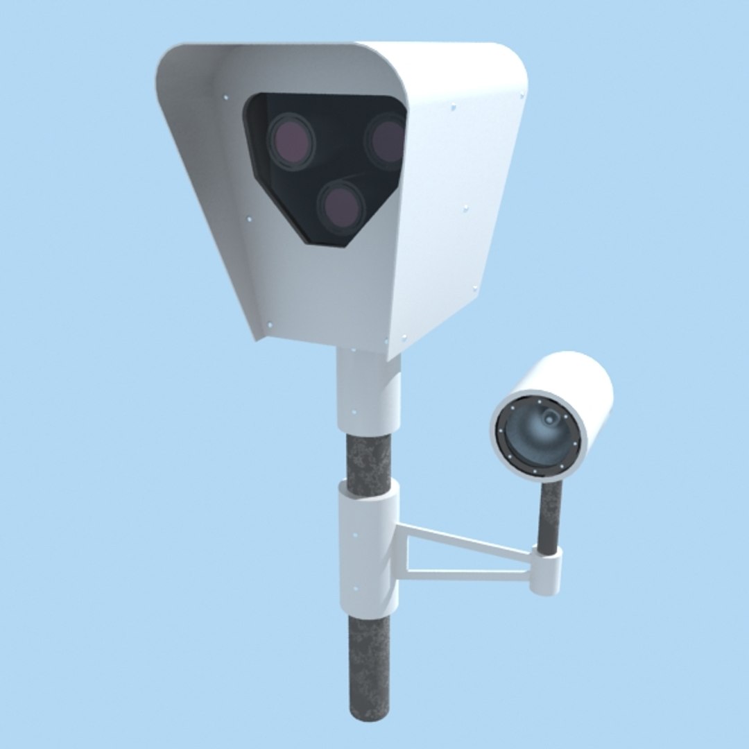 3d Model Street Cameras