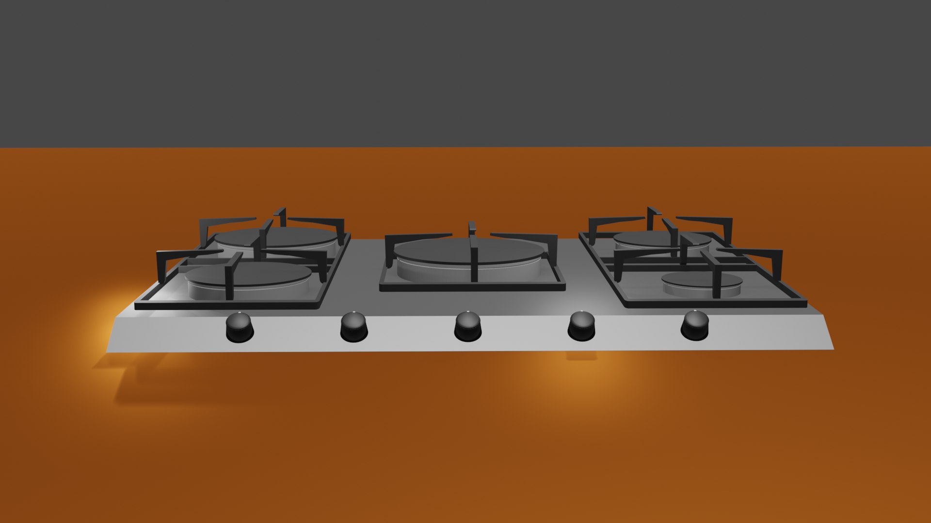 Gas Hob 3D Model - TurboSquid 1498414