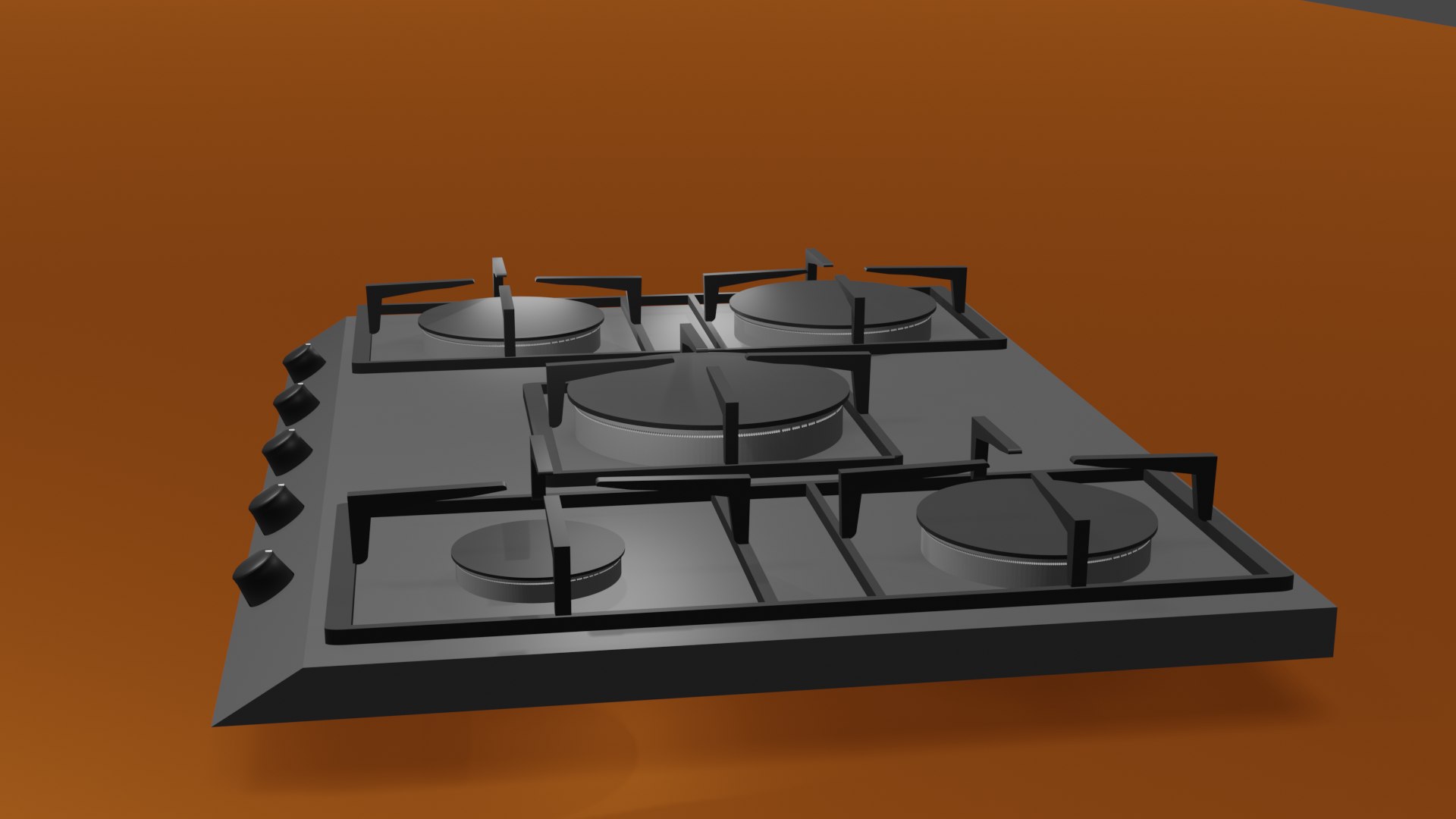Gas Hob 3D Model - TurboSquid 1498414
