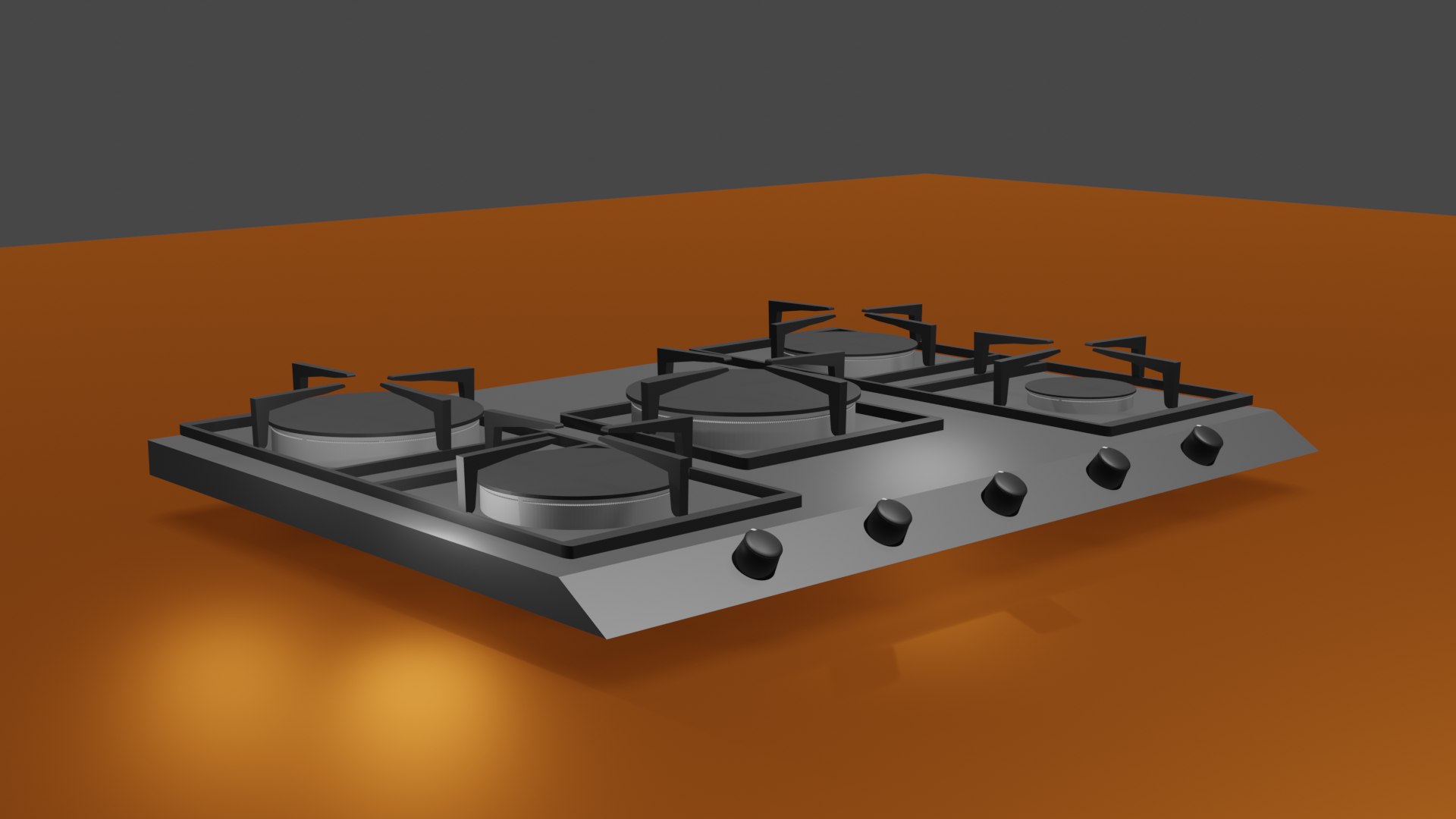 Gas Hob 3D Model - TurboSquid 1498414
