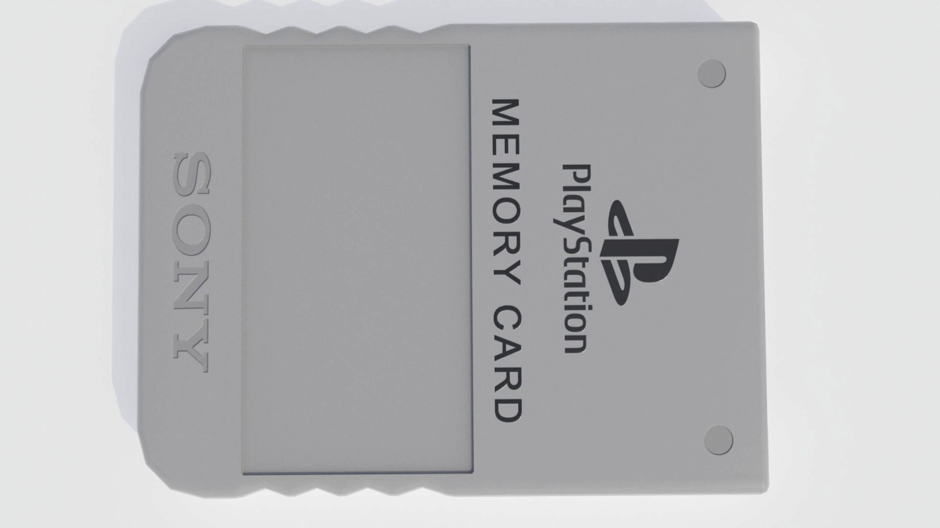 Free 3D Sony Playstation One Memory Card - TurboSquid 1950150