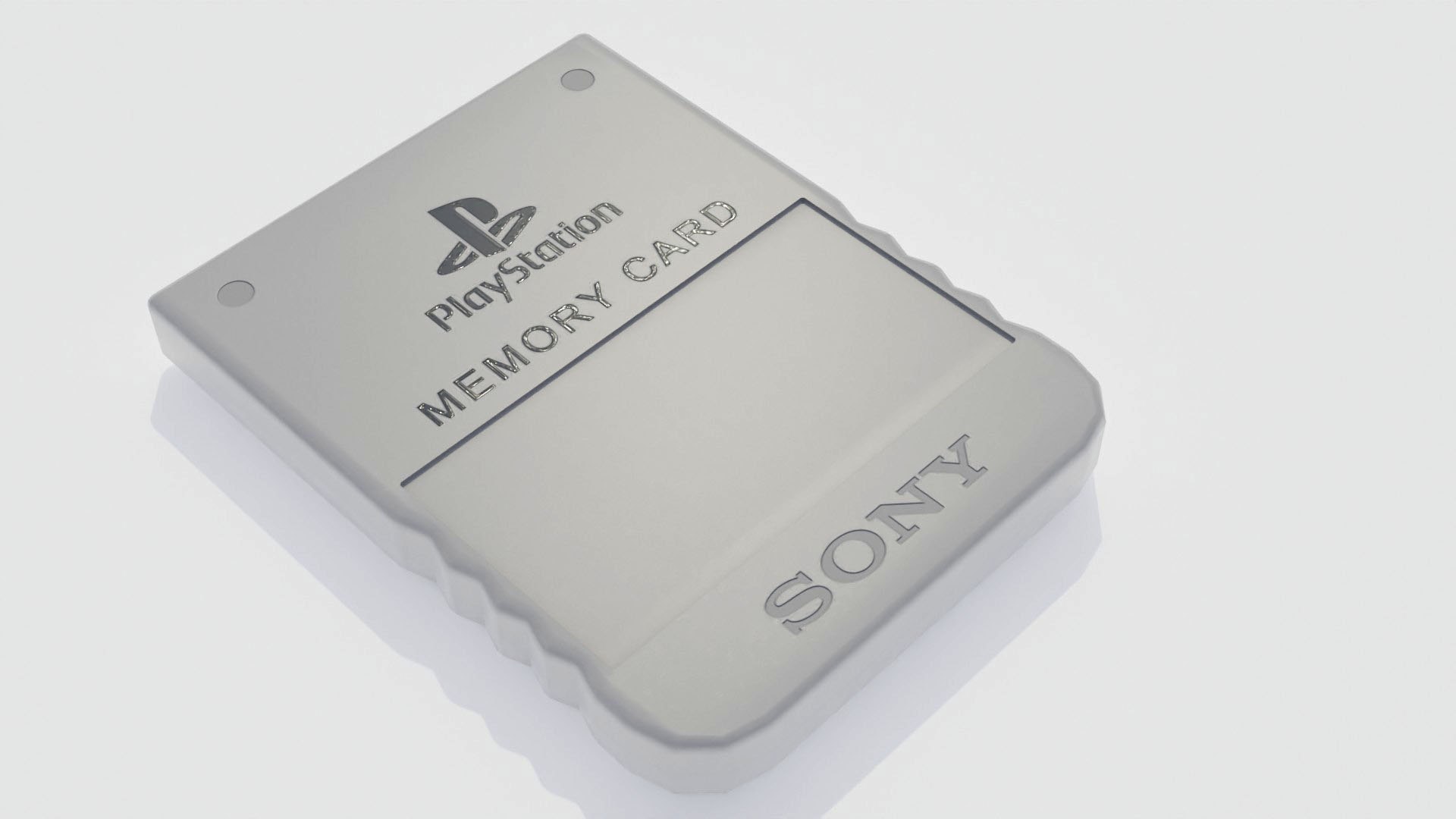 Free 3D Sony Playstation One Memory Card - TurboSquid 1950150