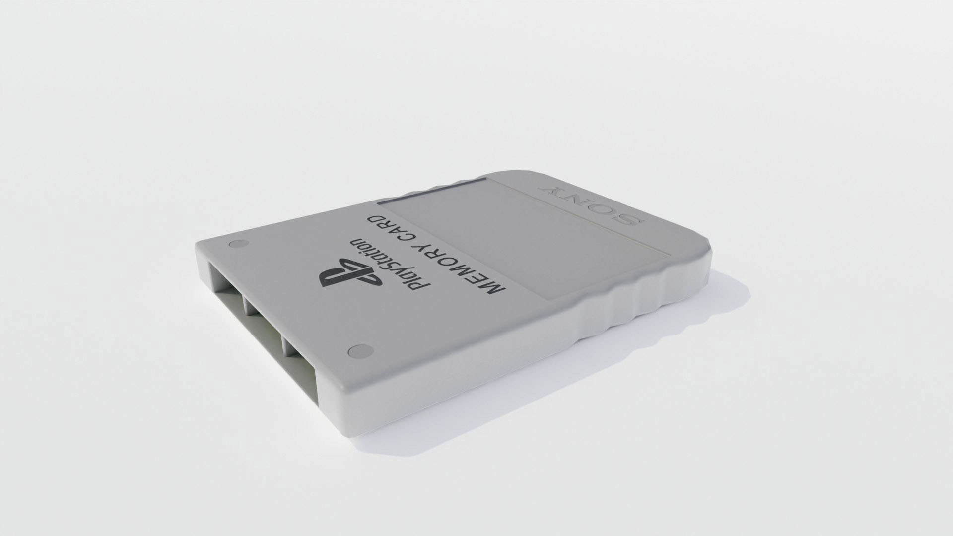 Free 3D Sony Playstation One Memory Card - TurboSquid 1950150