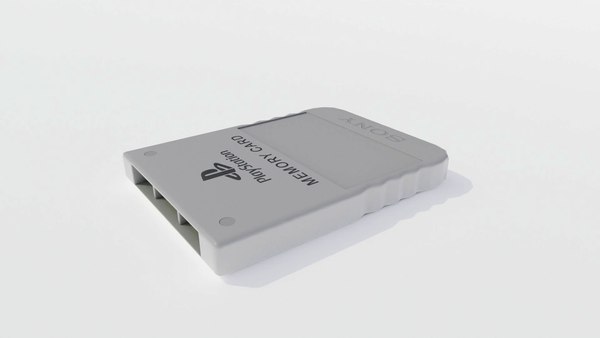 Free 3D Sony Playstation One Memory Card - TurboSquid 1950150
