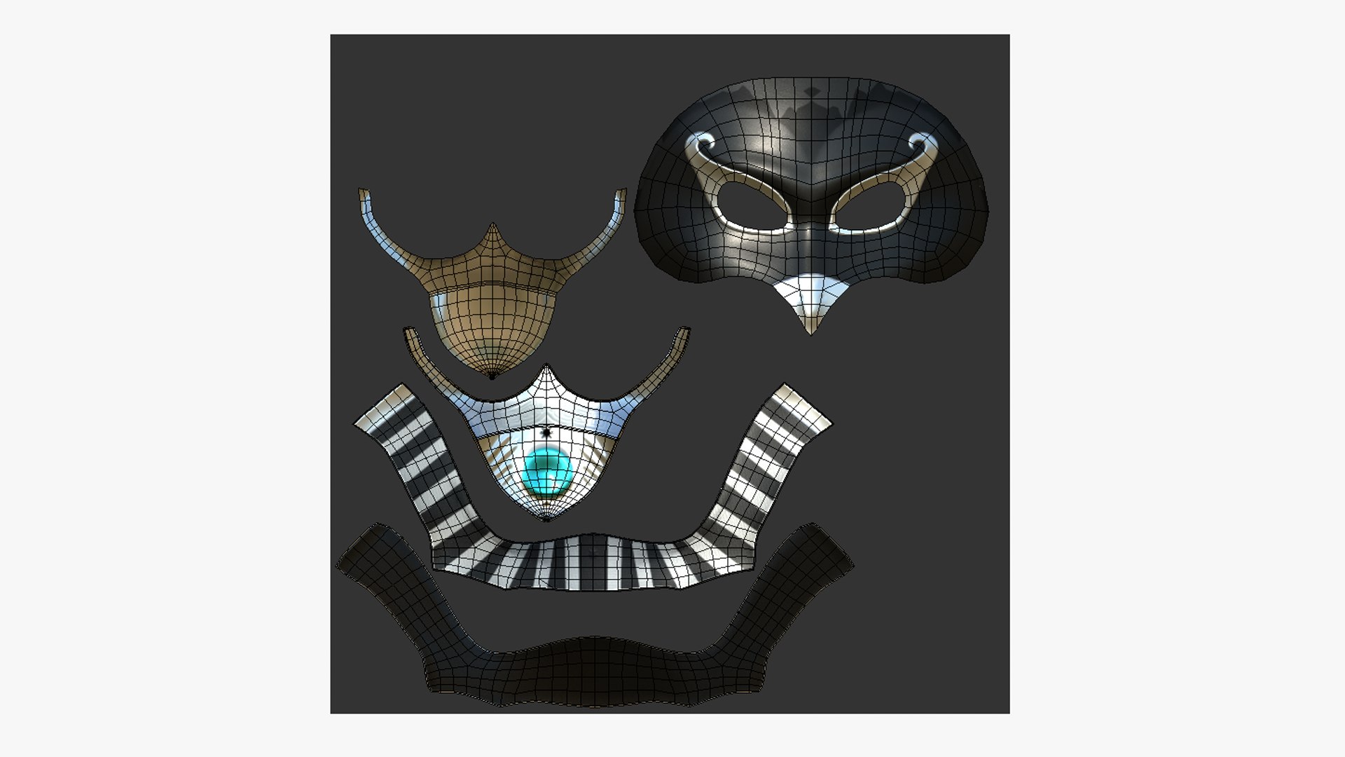 Ra Mask A05 - Egyptian Gods Character Clothing Model - TurboSquid 2190890