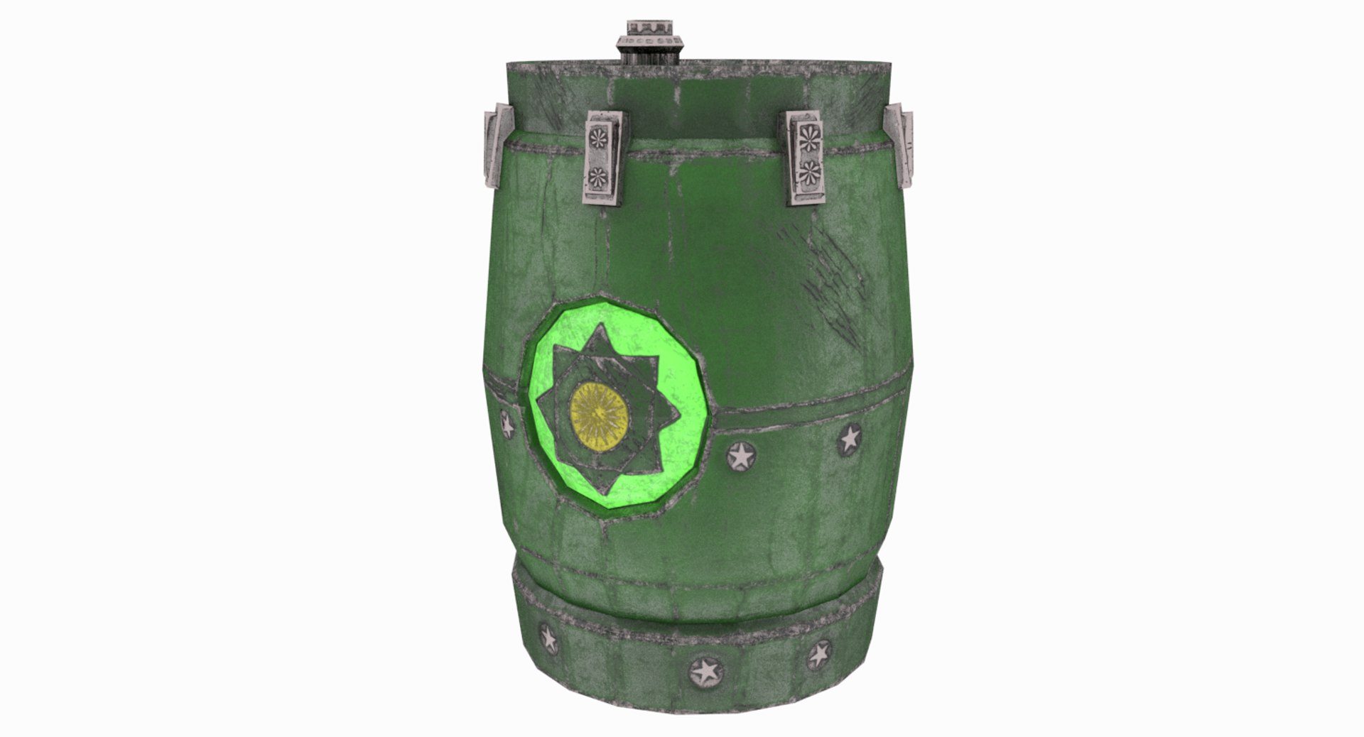 3D Model Mysterious Barrel - TurboSquid 1416151