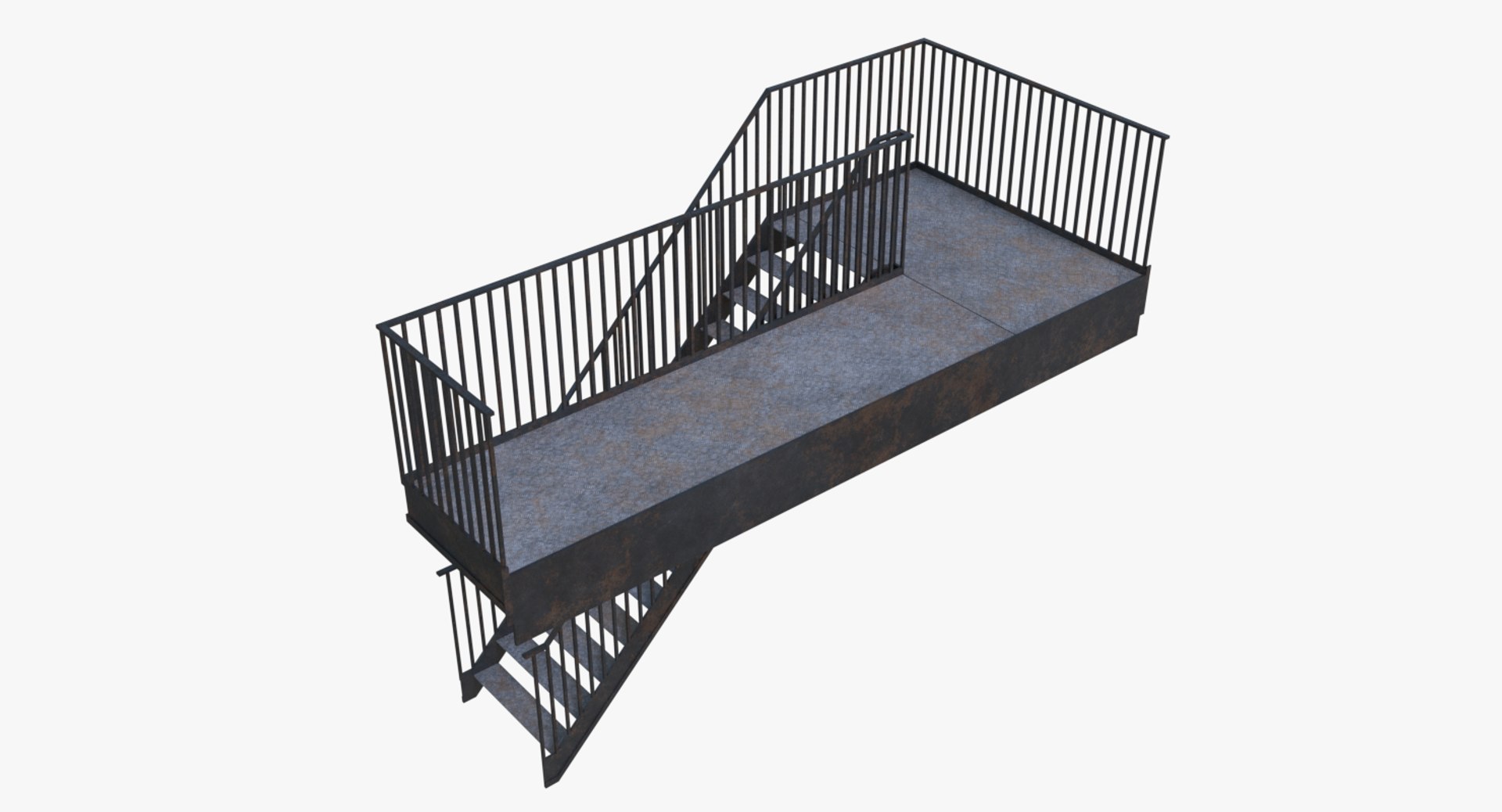 Escape Ready Fireescape 3d Model