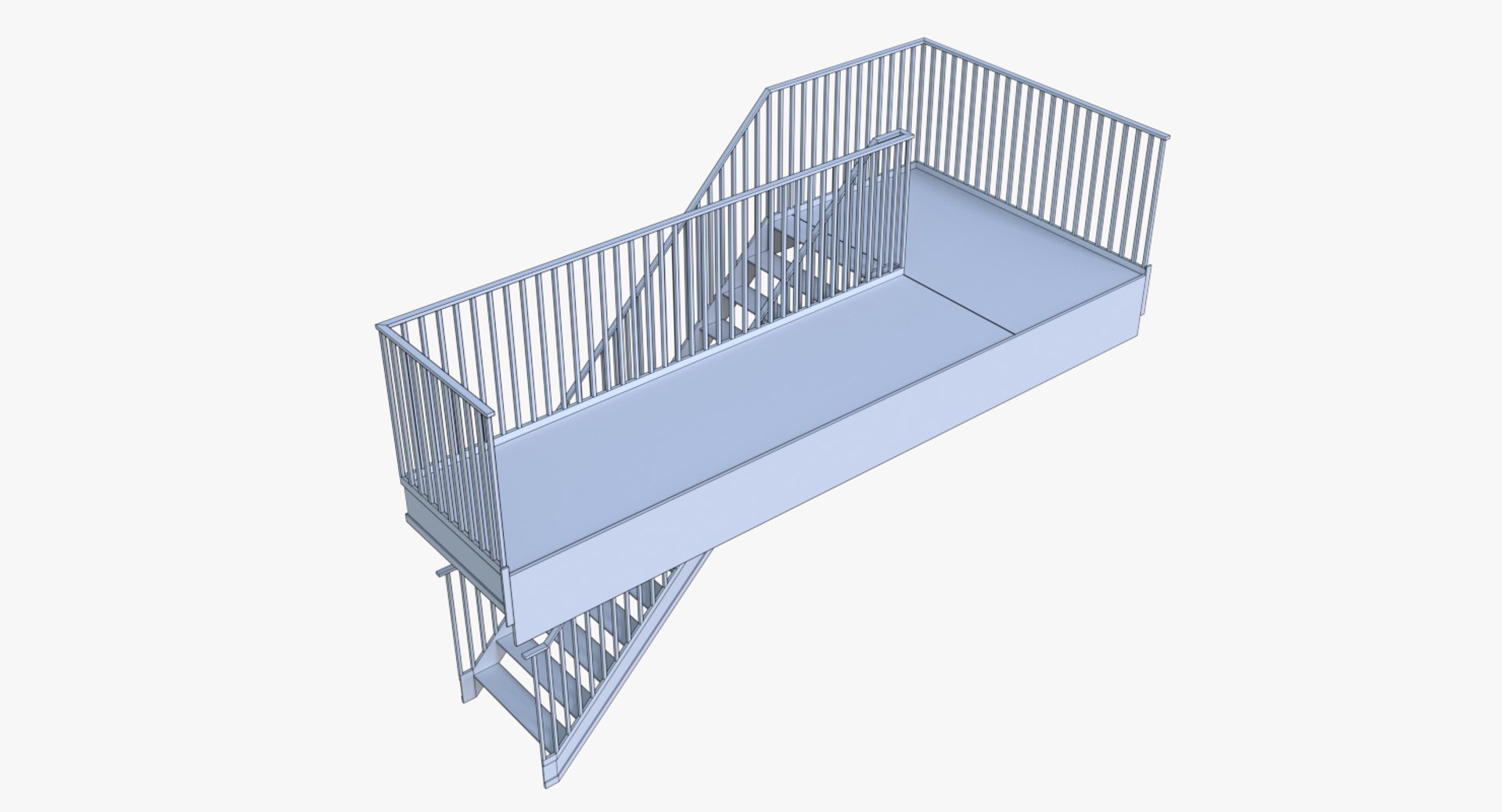 Escape Ready Fireescape 3d Model