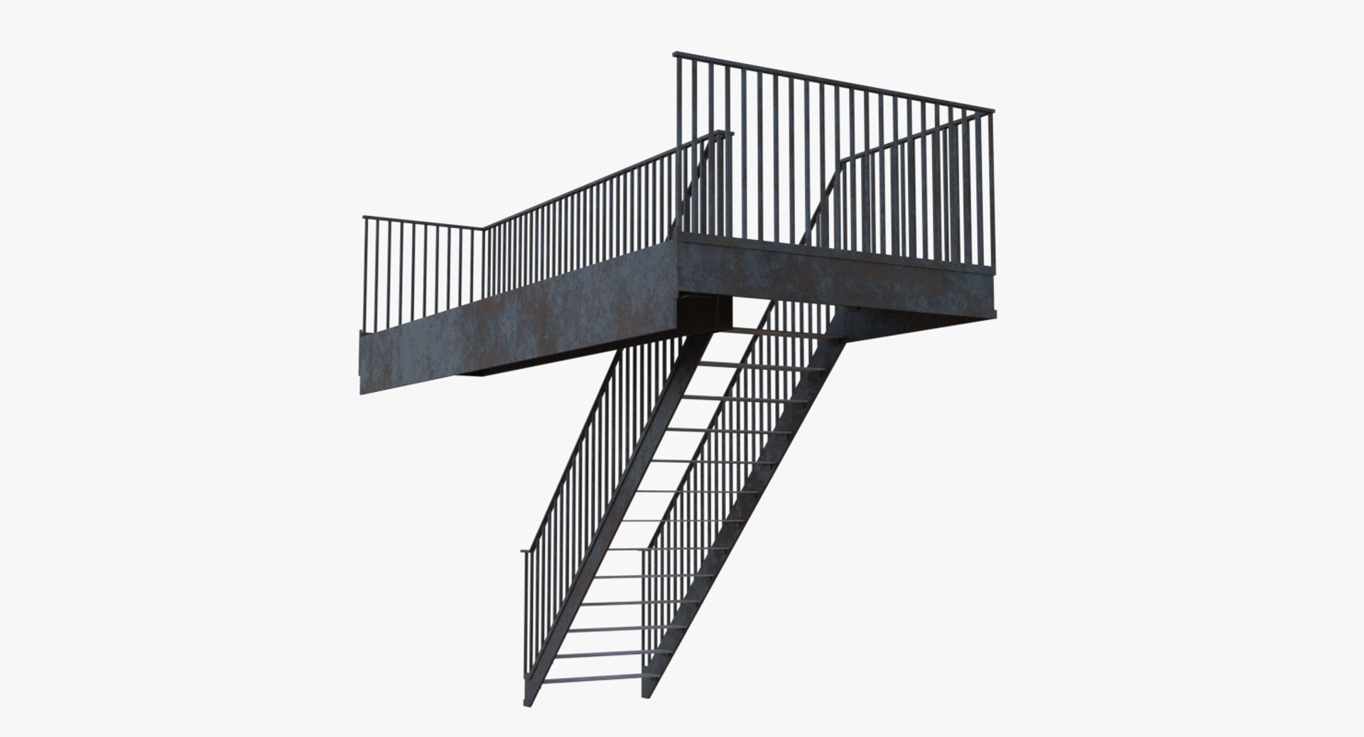 Escape Ready Fireescape 3d Model