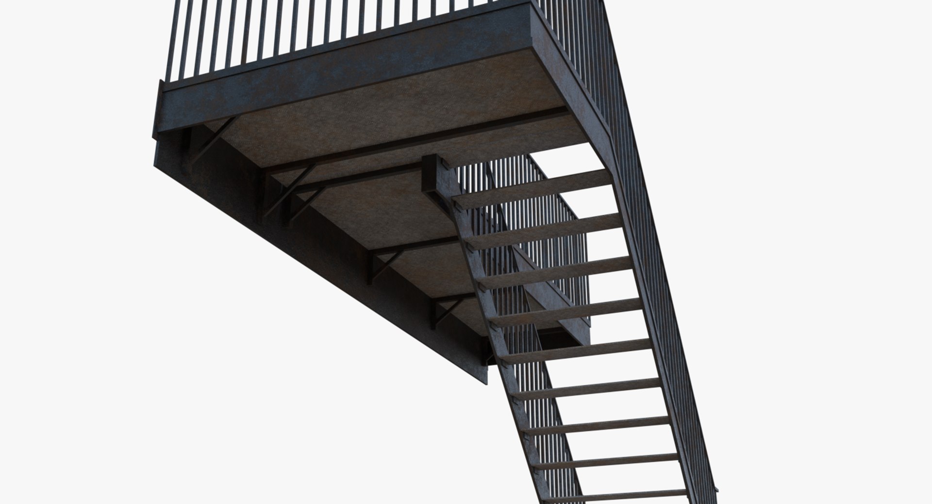 Escape Ready Fireescape 3d Model