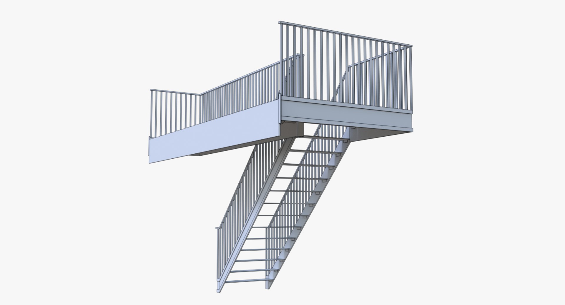 Escape Ready Fireescape 3d Model
